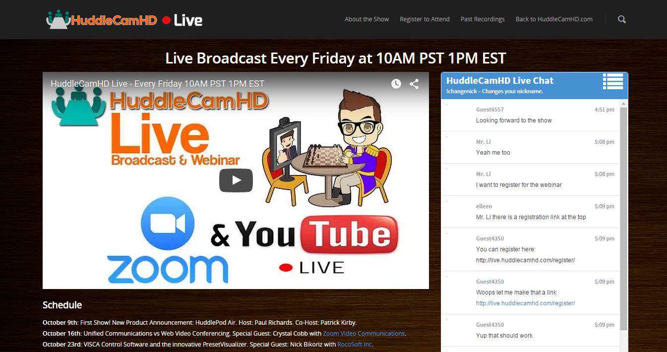 How to Broadcast a Video Conference on YouTube Live - HuddleCamHD